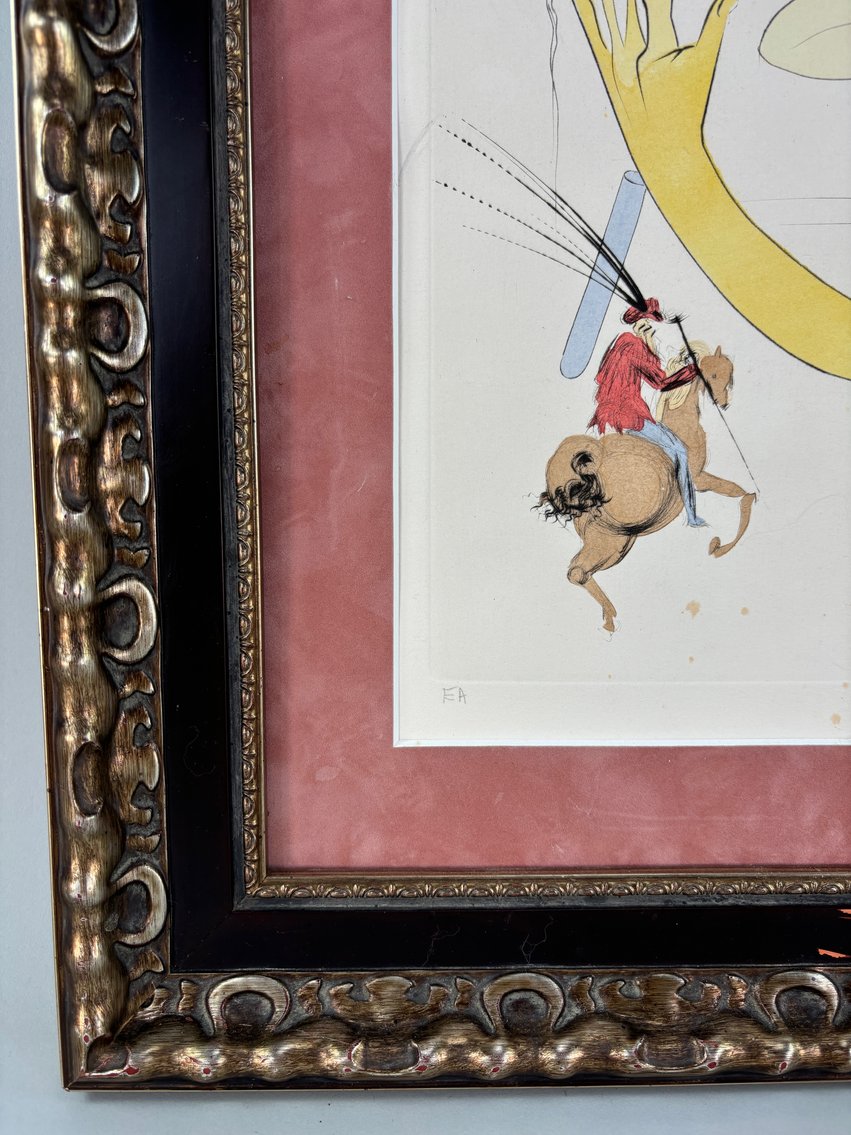 Salvador Dali, Masque de la Mort | Blue Box Auction Gallery